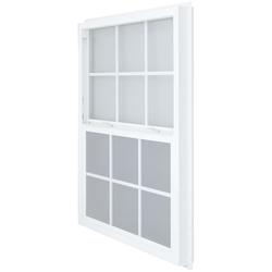 Performax™ 36"W x 48"H White Vinyl Single-Hung Window with Nailing ...