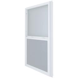 Performax™ 36"W x 60"H White Vinyl Single-Hung Window with Nailing ...
