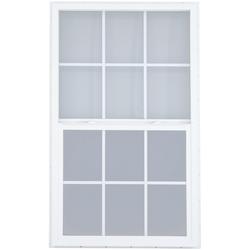 Performax™ 36"W x 60"H White Vinyl Single-Hung Window with Nailing ...