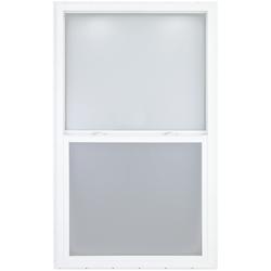 Performax™ 36"W x 60"H White Vinyl Single-Hung Window with Nailing ...