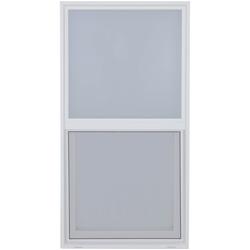 Performax™ 24-1/4"W x 46"H White Vinyl Single-Hung Replacement Window ...