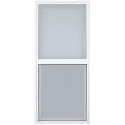 Performax™ 24-1/4"W x 54"H White Vinyl Single-Hung Replacement Window ...