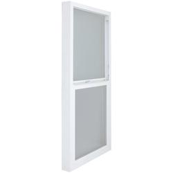 Performax™ 24-1/4"W x 54"H White Vinyl Single-Hung Replacement Window ...