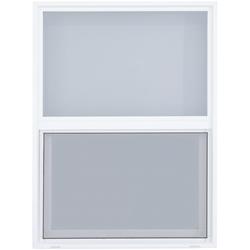 Performax™ 28-1/4"W x 38"H White Vinyl Single-Hung Replacement Window ...