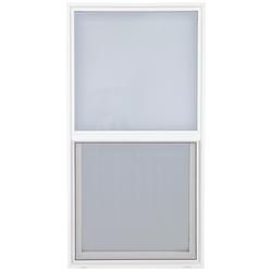 Performax™ 28-1/4"W x 54"H White Vinyl Single-Hung Replacement Window ...