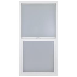 Performax™ 28-1/4"W x 54"H White Vinyl Single-Hung Replacement Window ...