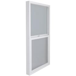 Performax™ 28-1/4"W x 54"H White Vinyl Single-Hung Replacement Window ...