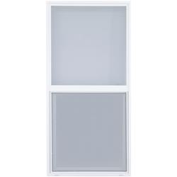 Performax™ 28-1/4"W x 58"H White Vinyl Single-Hung Replacement Window ...