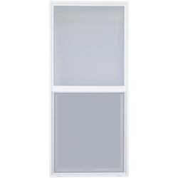 Performax™ 28-1/4"W x 62"H White Vinyl Single-Hung Replacement Window ...