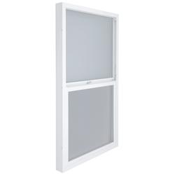 Performax™ 30-1/4"W x 54"H White Vinyl Single-Hung Replacement Window ...