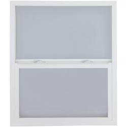 Performax™ 32-1/4"W x 38"H White Vinyl Single-Hung Replacement Window ...