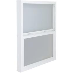 Performax™ 32-1/4"W x 38"H White Vinyl Single-Hung Replacement Window ...
