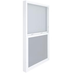 Performax™ 32-1/4"W x 54"H White Vinyl Single-Hung Replacement Window ...