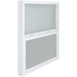 Performax™ 36-1/4"W x 38"H White Vinyl Single-Hung Replacement Window ...