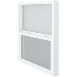Performax™ 36-1/4"W x 38"H White Vinyl Single-Hung Replacement Window ...