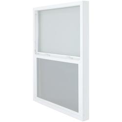 Performax™ 36-1/4"W x 46"H White Vinyl Single-Hung Replacement Window ...