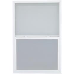 Performax™ 36-1/4"W x 54"H White Vinyl Single-Hung Replacement Window ...