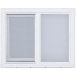 Performax™ 30"W x 24"H White Left Sliding Window with Nailing Flange ...