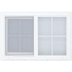 Performax™ 36"W x 24"H White Left Sliding Window with Nailing Flange ...