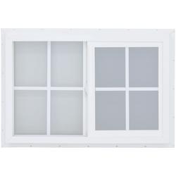 Performax™ 36"W x 24"H White Left Sliding Window with Nailing Flange ...