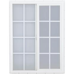 Performax™ 36"W x 48"H White Left Sliding Window with Nailing Flange ...