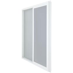 Performax™ 48"W x 60"H White Left Sliding Window with Nailing Flange at ...