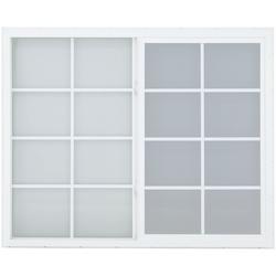 Performax™ 60"W x 48"H White Left Sliding Window with Nailing Flange ...