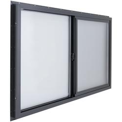 Performax™ 60"W x 36"H Black Left Sliding Window with Nailing Flange at ...