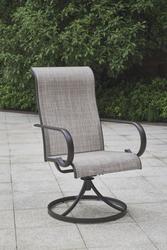 Backyard Creations® Chapman Brown Swivel Rocker Dining Patio Chair Set ...