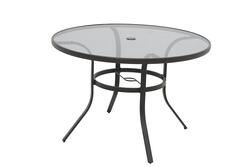 Backyard Creations® Harrison Brown Round Dining Patio Table 42" W x 42 ...
