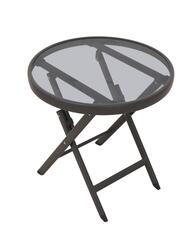 Backyard Creations Harrison Brown Patio End Table 18 W x 18 L x 18 H