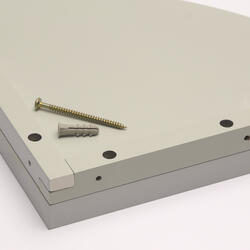 Designer's Image™ 10"W Gray Corner Wall Shelf at Menards®