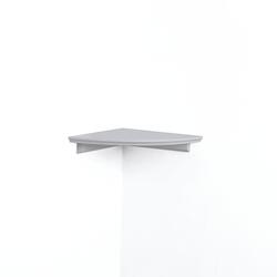 Designer's Image™ 10"W Gray Corner Wall Shelf at Menards®