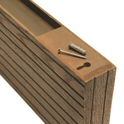 Designer's Image™ 12"W x 6"D Fir Wood Kona Floating Wall Shelf at Menards®