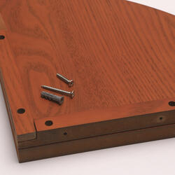 Designer's Image™ 12"W Honey Oak Corner Shelf at Menards®