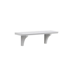 Designer's Image™ 16"W x 5"D White Bracket Wall Shelf Kit at Menards®