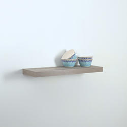 Designer's Image™ 23-5/8"W x 7-7/8"D Driftwood Floating Wall Shelf at ...