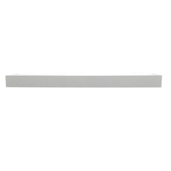 Designer's Image™ 35-3/8"W x 8-1/4"D White Floating Wall Shelf with ...