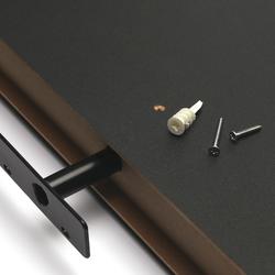 Designer's Image™ 35-3/8"W x 8-1/4"D Black Floating Wall Shelf with ...