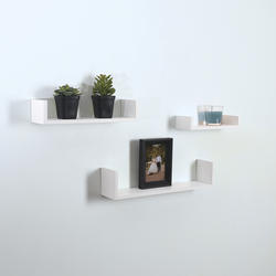 Designer's Image™ White Ledge Wall Shelf Set - 3 Piece at Menards®