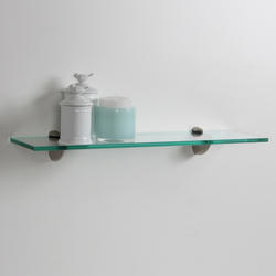 Designer's Image™ 23-5/8"W x 5-7/8"D Glass Wall Shelf at Menards®