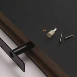 Designer's Image™ 23-5/8"W x 8-1/4"D Black Floating Shelf with Edge at ...