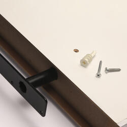 Designer's Image™ 23-5/8"W x 8-1/4"D White Floating Shelf with Edge at ...