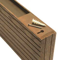 Designer's Image™ 35-3/8"W x 6"D Fir Wood Kona Floating Wall Shelf at ...