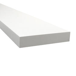 Designer's Image™ 42-1/8"W x 8-3/4"D White Floating Wall Shelf at Menards®
