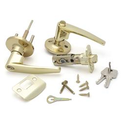 Tru-Bolt® Antilles Polished Brass Entry Door Lever at Menards®