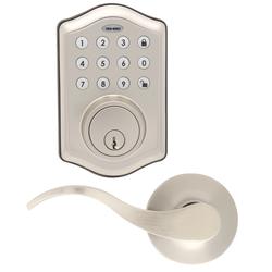 Tru-Bolt® Trinidad Satin Nickel New Classic Electronic Keypad Door ...