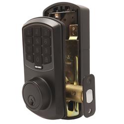 Tru-Bolt® Orion Electronic Deadbolt with Wi-Fi in Matte Black at Menards®