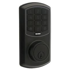 Tru-Bolt® Orion Electronic Deadbolt with Wi-Fi in Matte Black at Menards®