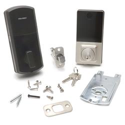 Tru-Bolt® Olympic Satin Nickel Electronic Biometric Wifi Deadbolt at ...